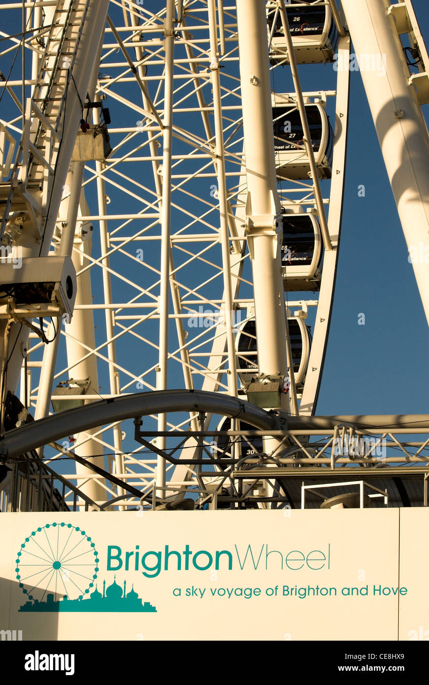 The Brighton Wheel tourist attraction Stock Photo - Alamy