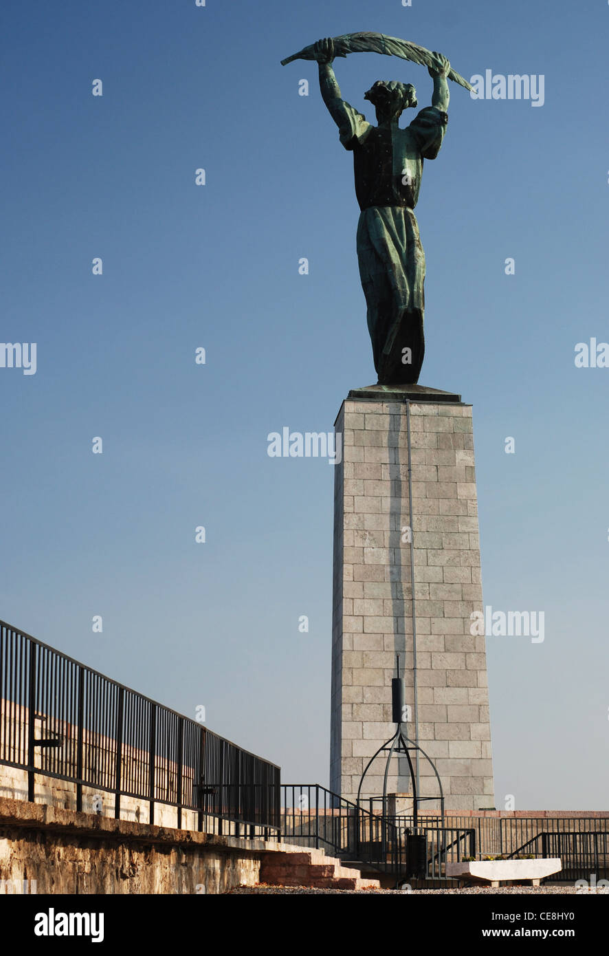 Liberation Monument in Budapest Stock Photo - Alamy