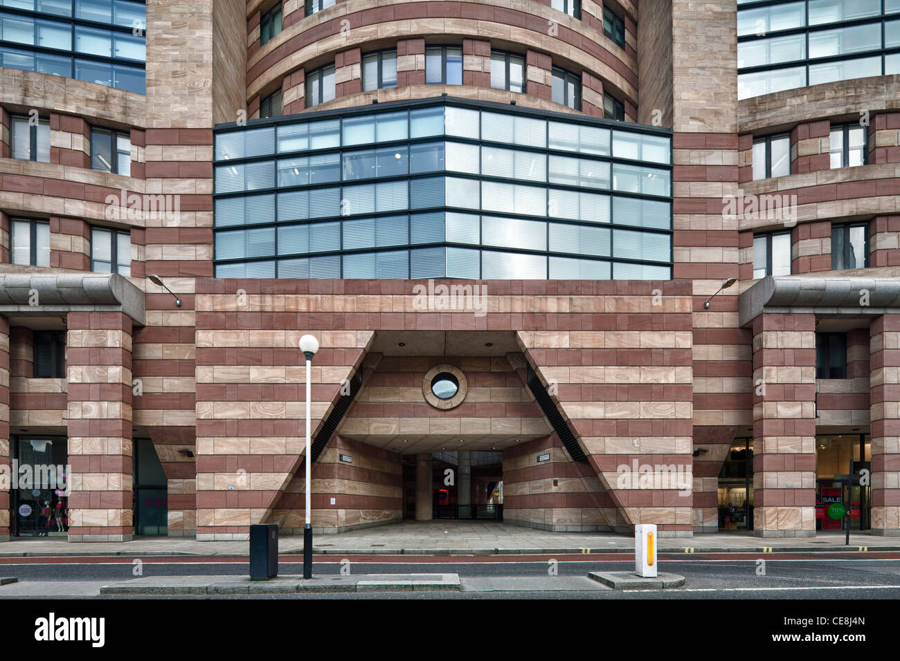 postmodern style office building by James Stirling, 1 Poultry , London ...