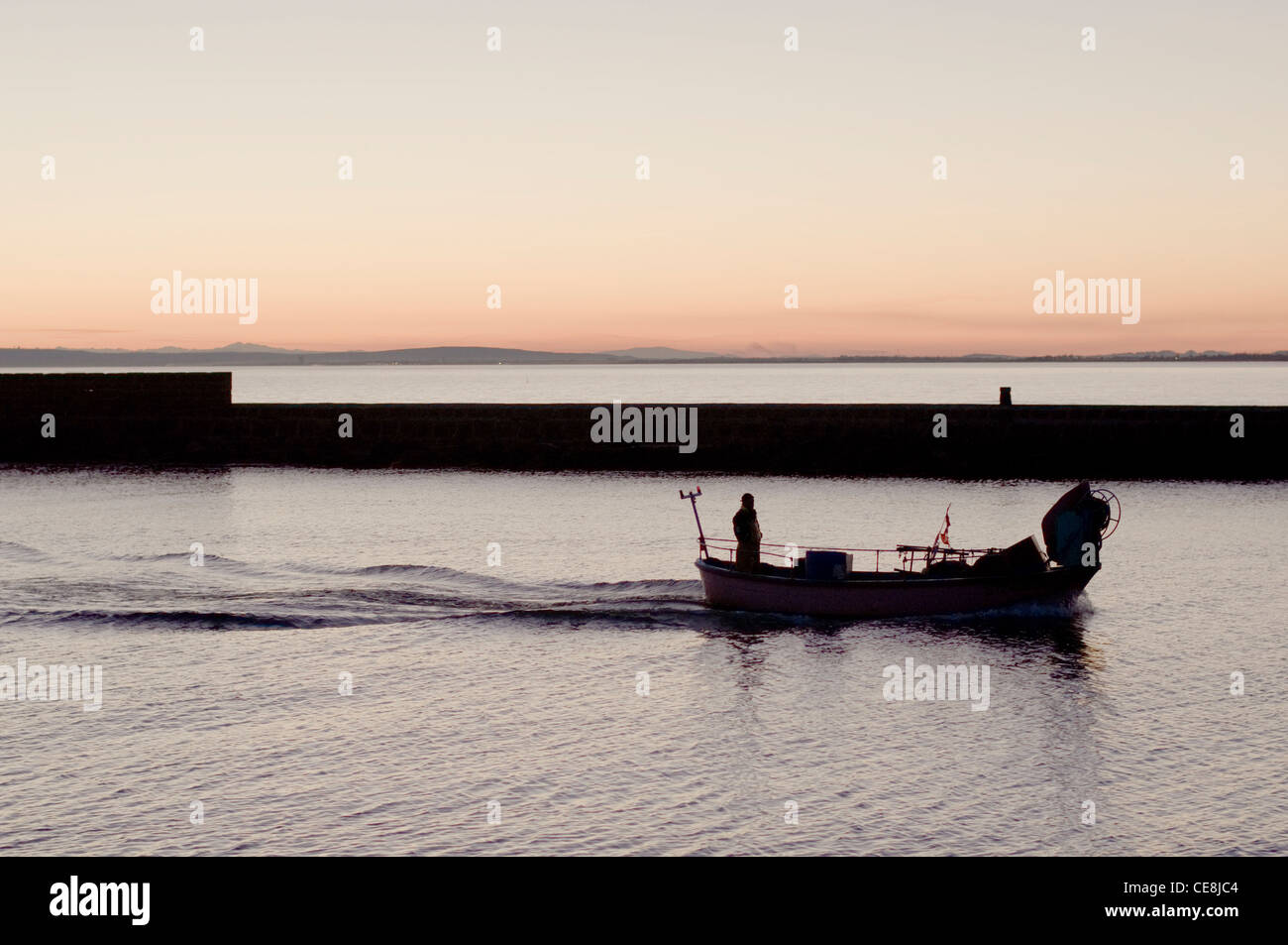 One man fishing boat hi-res stock photography and images - Alamy