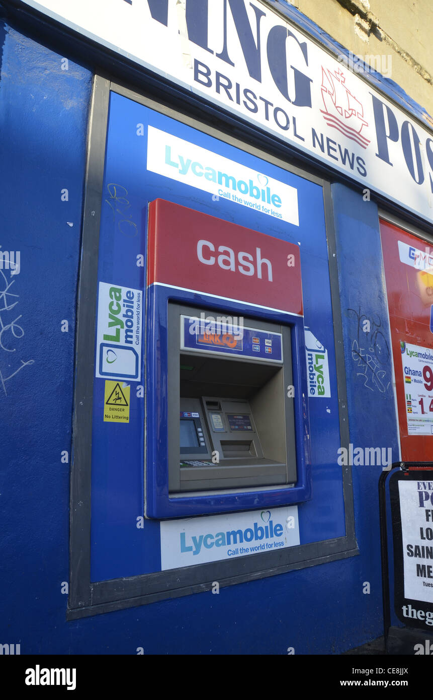 Cash machine, Bristol, UK Stock Photo - Alamy