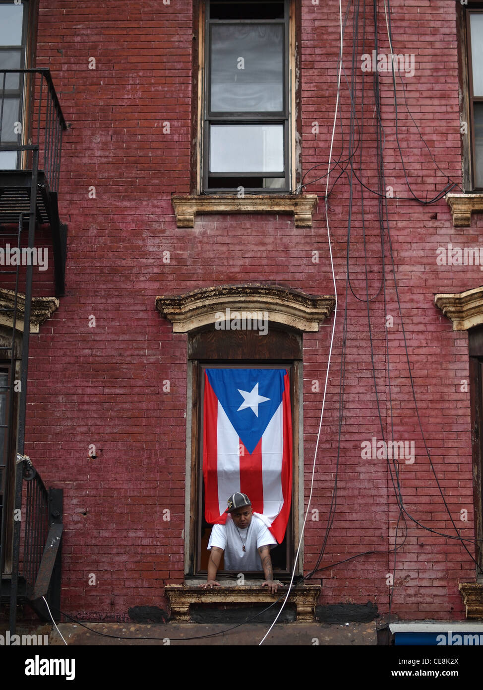 Puerto rican flag window hi-res stock photography and images - Alamy