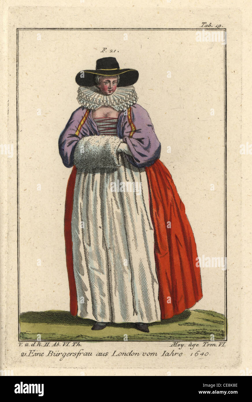 London merchant’s wife, 1640 Stock Photo - Alamy
