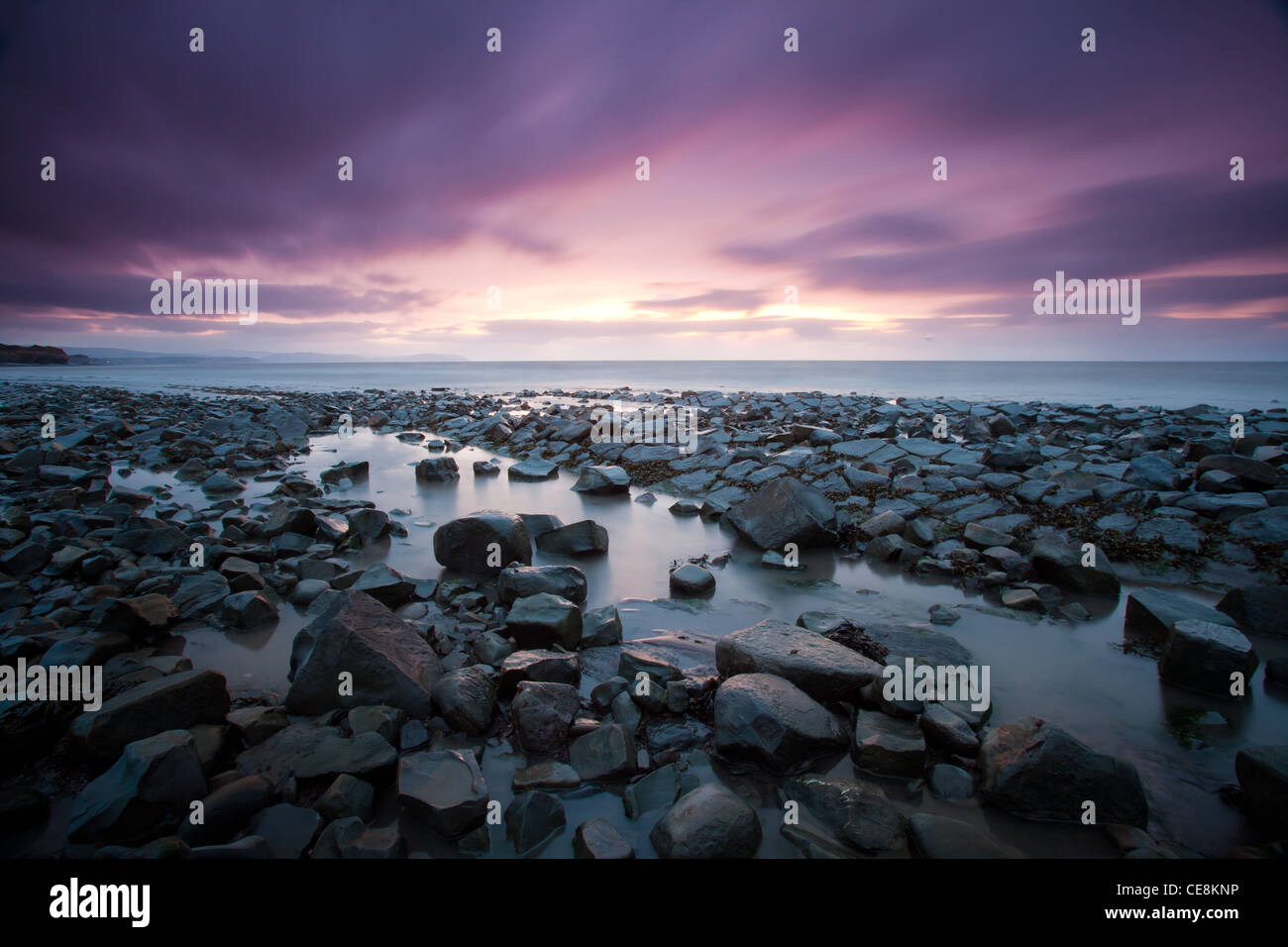 Kilve BeacH landscape, Somerset Stock Photo - Alamy