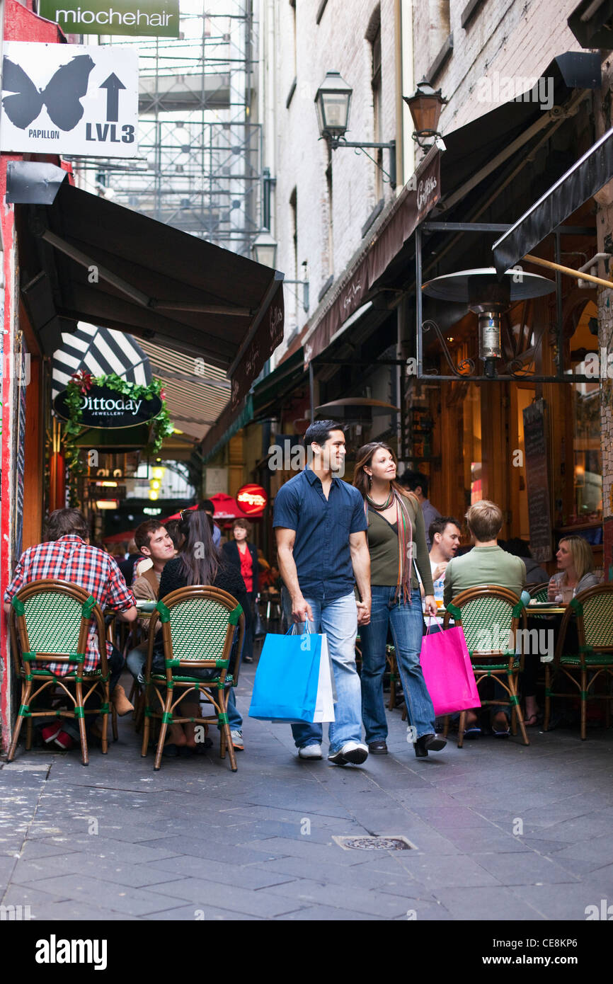 Melbourne laneway cafes hi-res stock photography and images - Alamy