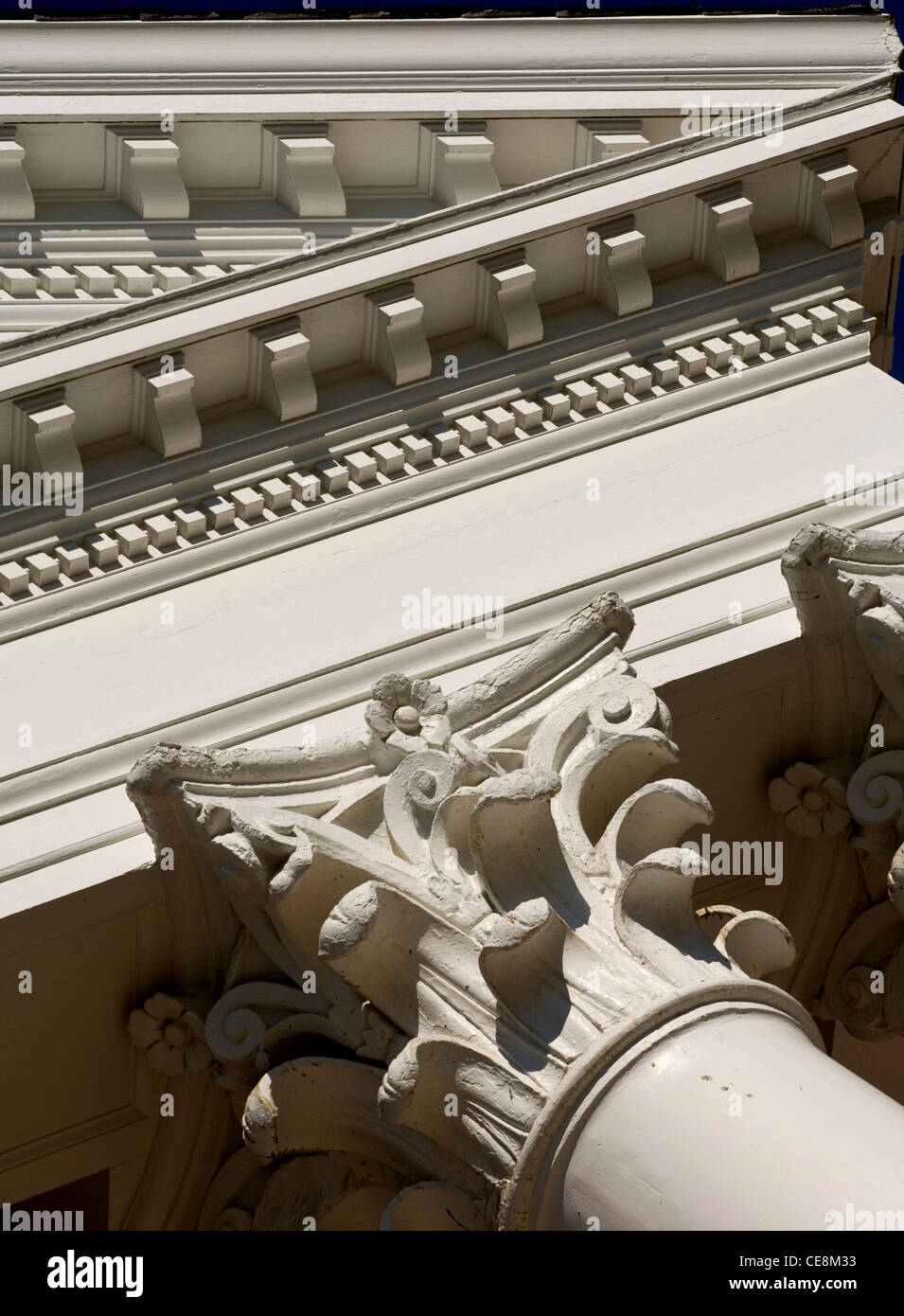 Georgian Architecture, Symons Hall, University of Maryland Stock Photo ...
