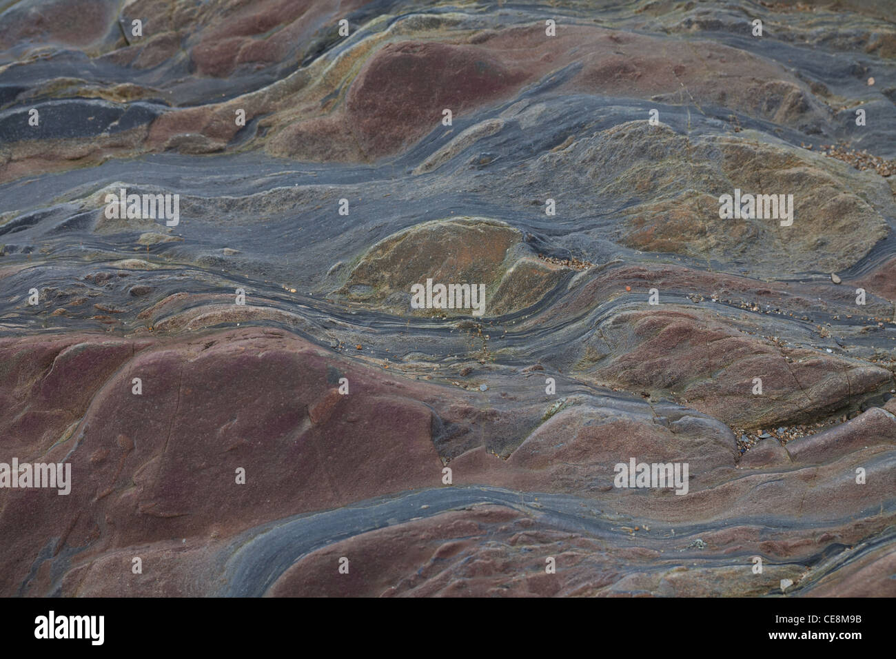 Rock strata detail Stock Photo - Alamy