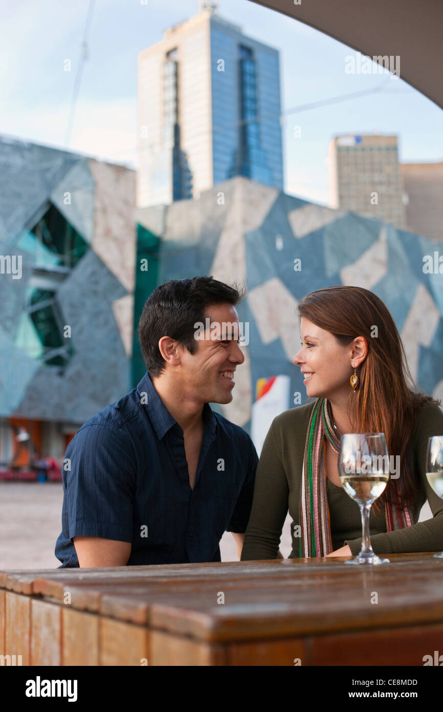 Federation square melbourne restaurant hi-res stock photography and ...