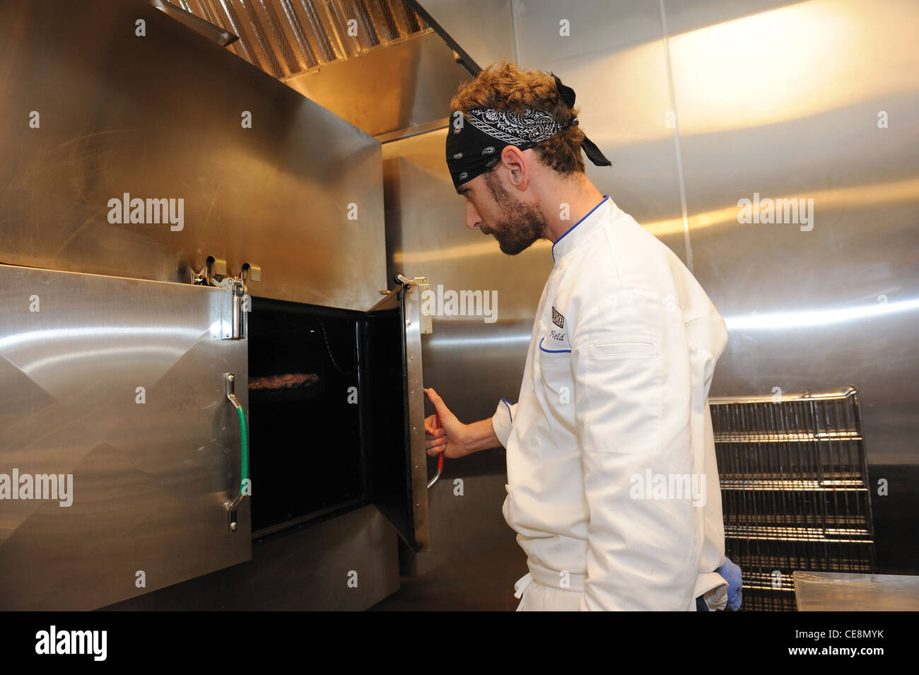 Jeffrey Held, chef de cuisine at restaurateur Danny Meyer's Blue Smoke ...