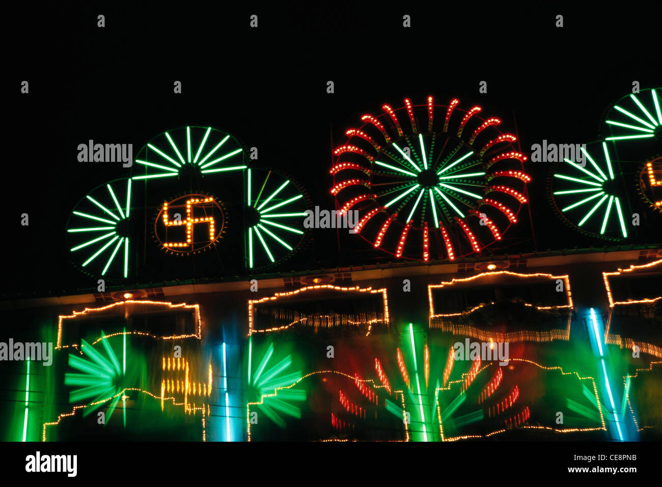 SNS 81259 : neon lights for Diwali indian Festival india Stock Photo ...