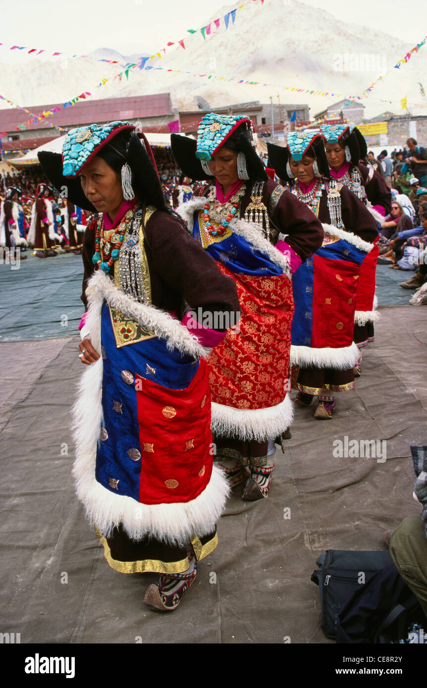 Ladakh festival dance ; leh ; ladakh ; jammu and kashmir ; india ; asia ...