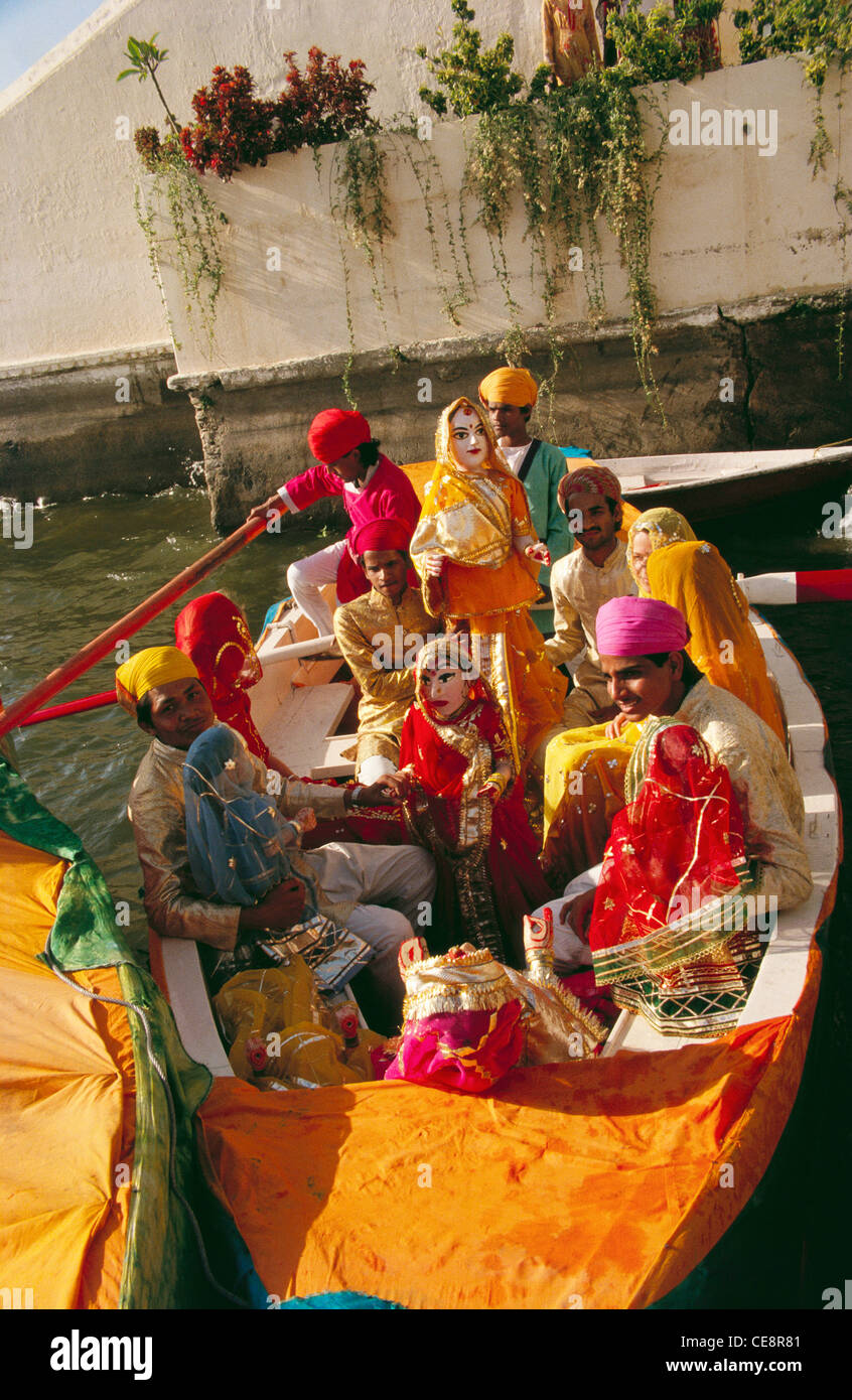 Gangaur festival udaipur rajasthan india asia Stock Photo - Alamy