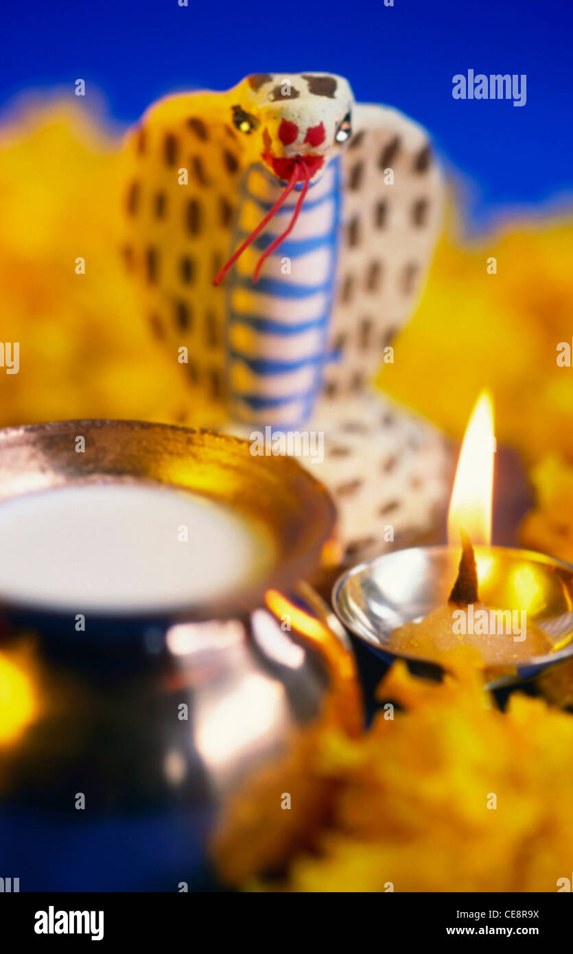 Naga panchami festival ; Nag snake worship ; india Stock Photo - Alamy