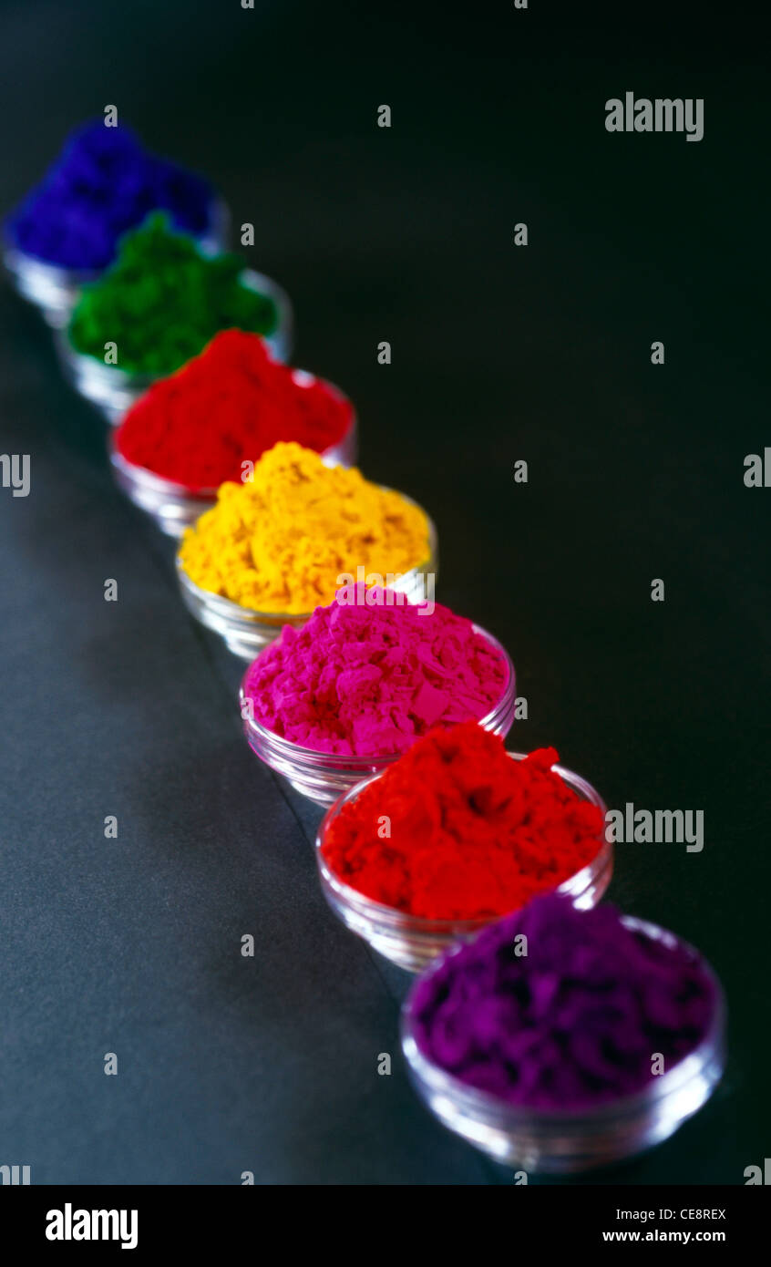 Colours for Holi Festival India Stock Photo - Alamy