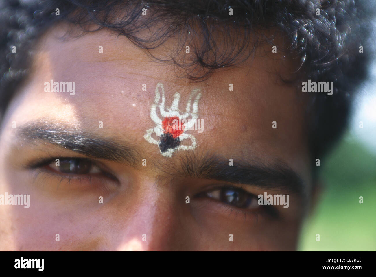 Indian Mark On Forehead Stock Photos & Indian Mark On Forehead Stock ...