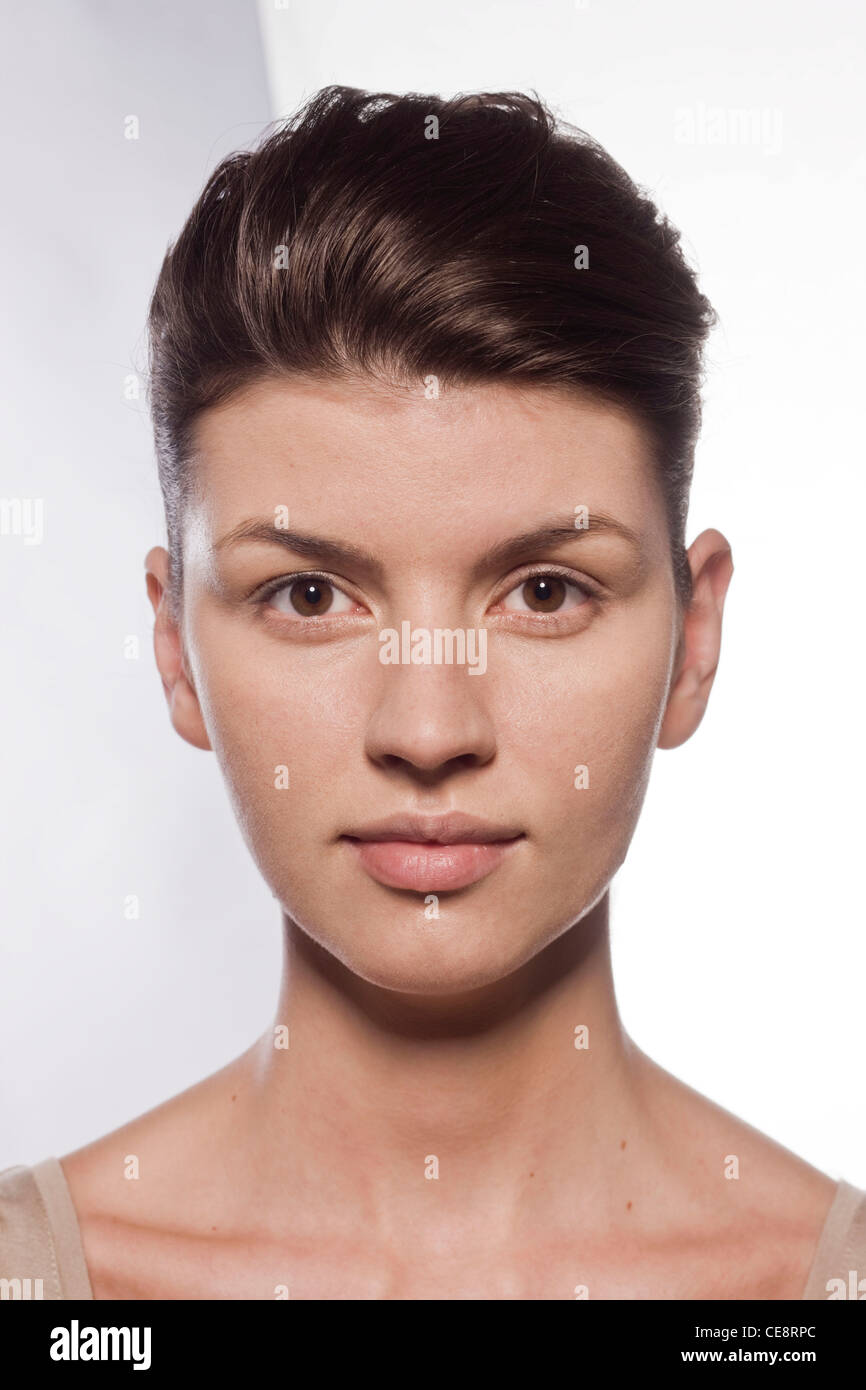 Step 1 - Before makeup Stock Photo - Alamy