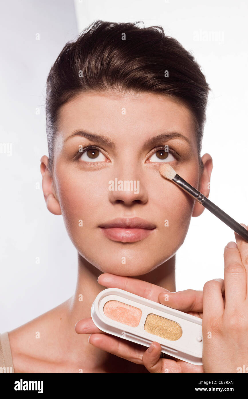 Beige eyeshadow hi-res stock photography and images - Alamy