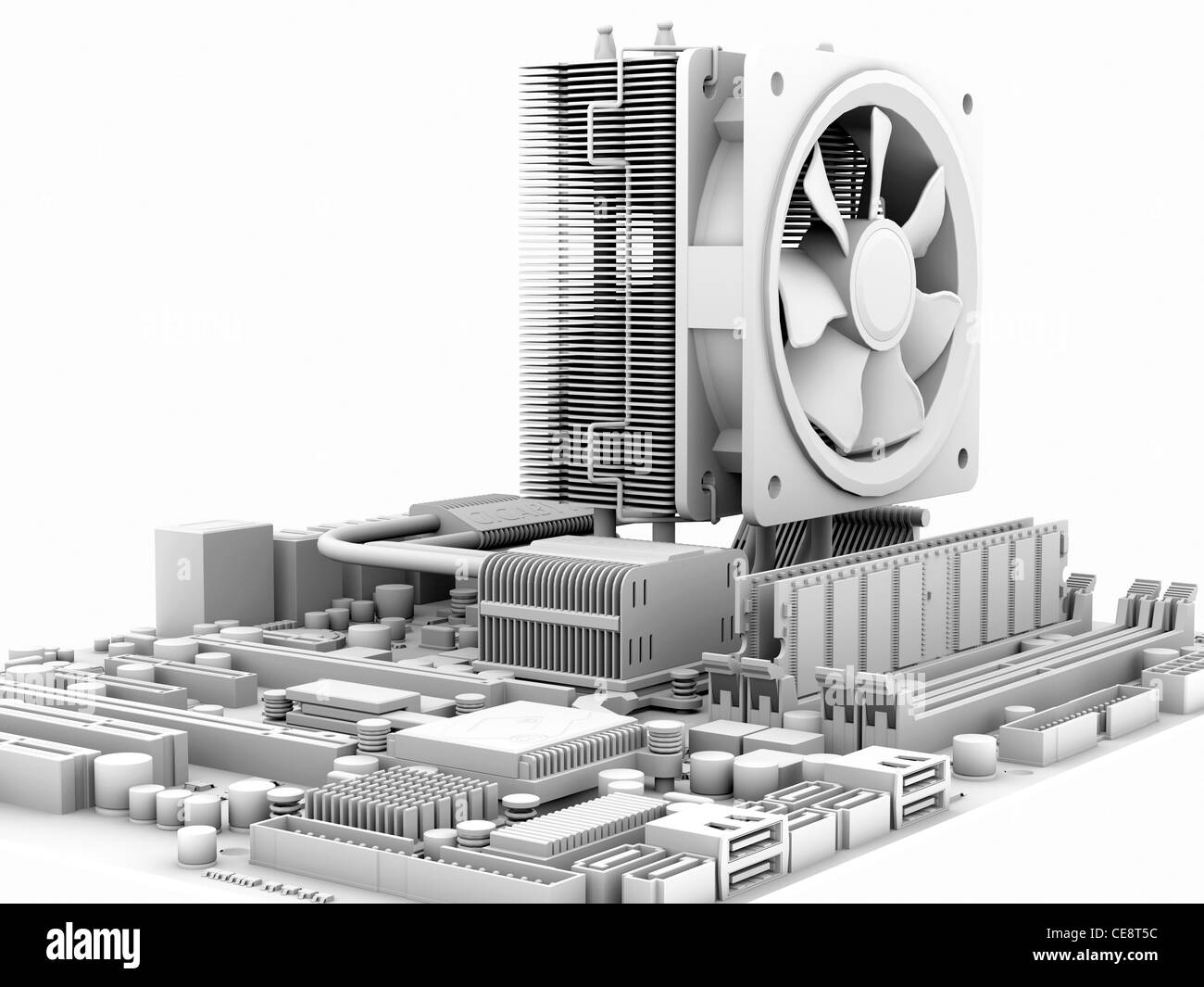 Motherboard Computer artwork main circuit board motherboard personal ...