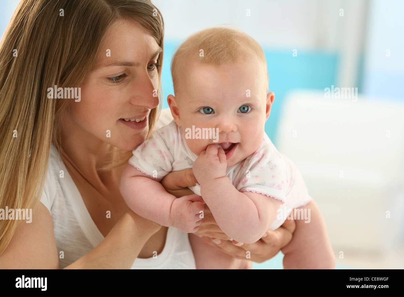 Happy mother baby Stock Photo - Alamy