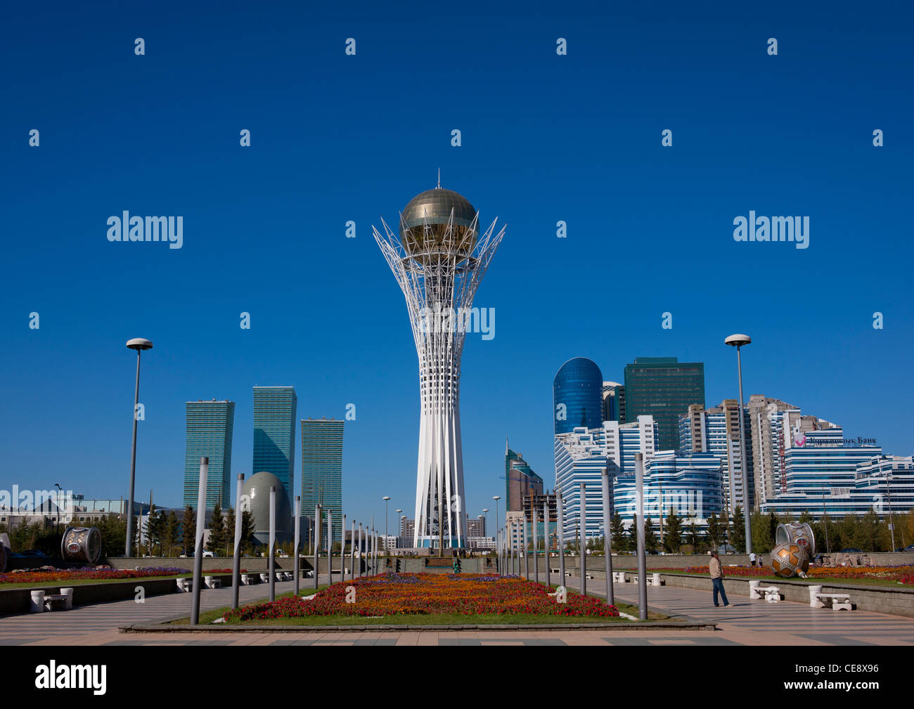 Baiterek Tower, Astana, Kazakhstan Stock Photo - Alamy