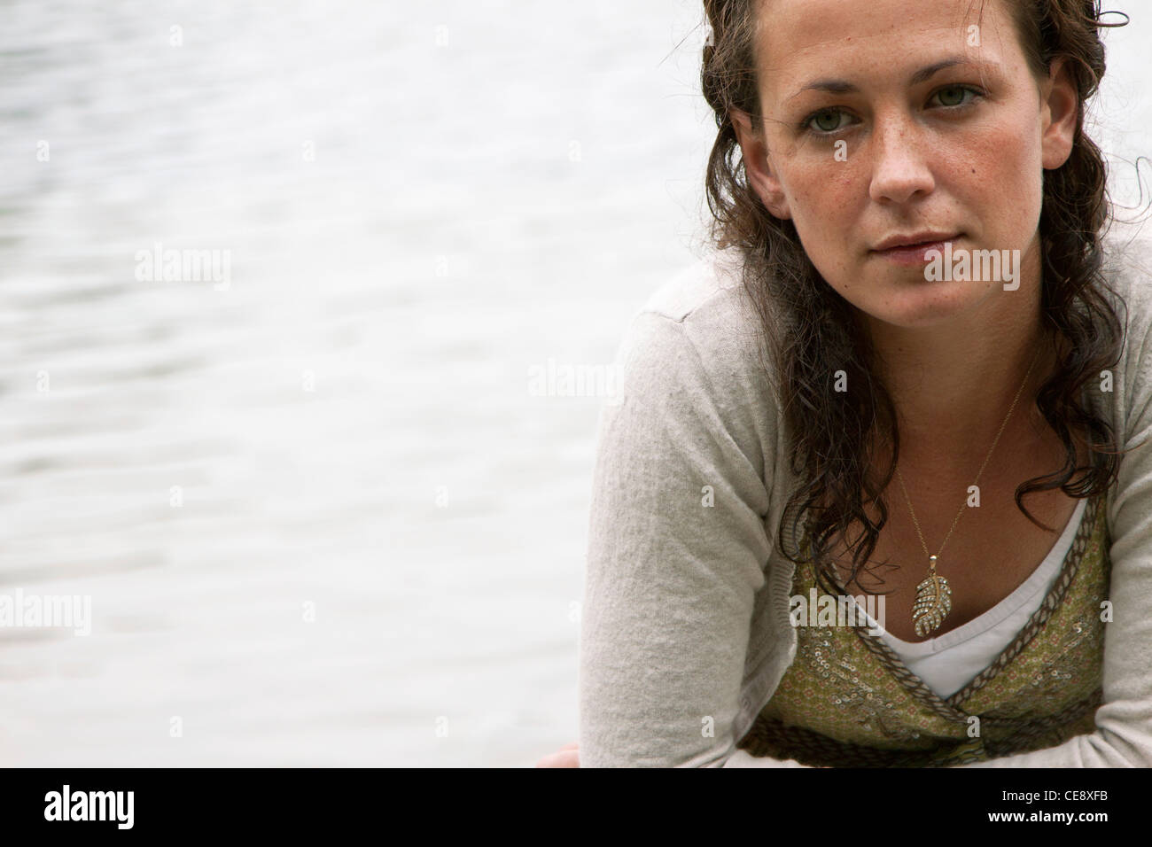 Female deep thinker hi-res stock photography and images - Alamy