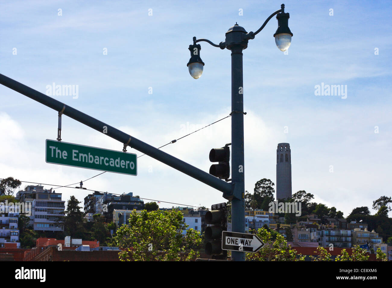 At The Embarcadero Stock Photo - Alamy