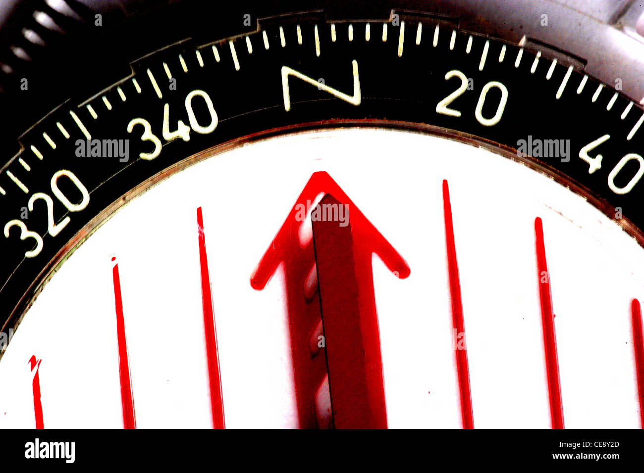 Compass compasses map maps hi-res stock photography and images - Alamy