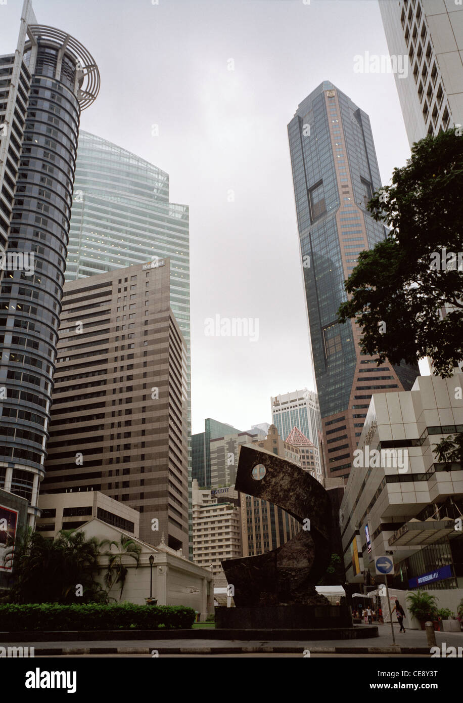 Raffles city tower singapore hi-res stock photography and images - Alamy