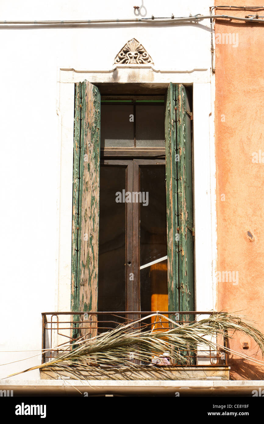 Window Architecture in the romantic city of Venice, Italy Stock Photo ...