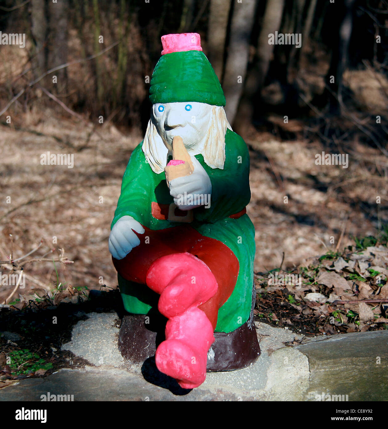 sprite, statue, statuette, decor, nature, river, water, trees (CTK ...