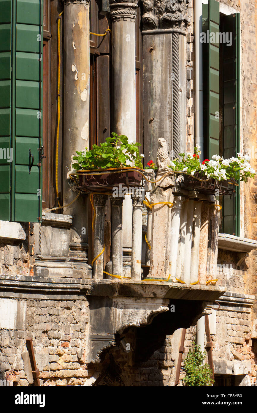 Window Architecture in the romantic city of Venice, Italy Stock Photo ...