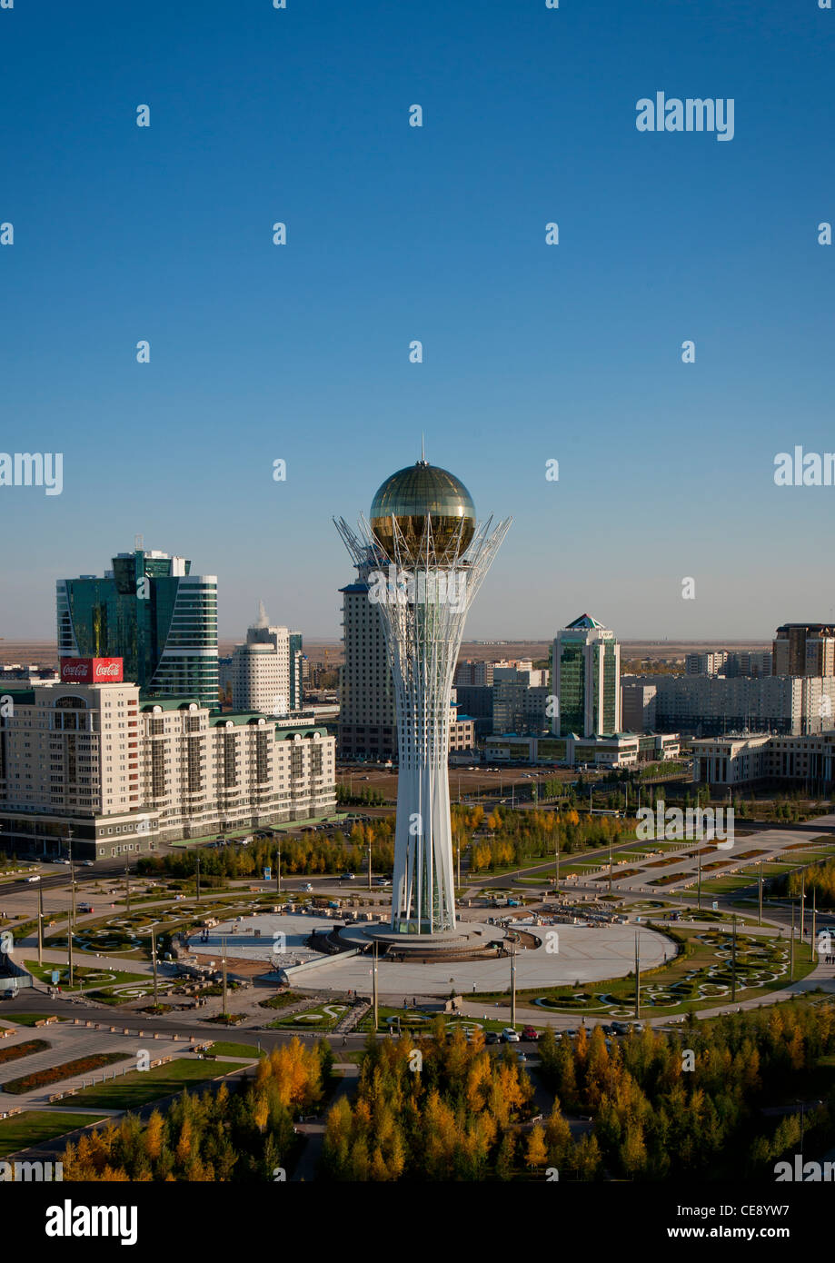 Baiterek Tower, Astana, Kazakhstan Stock Photo - Alamy