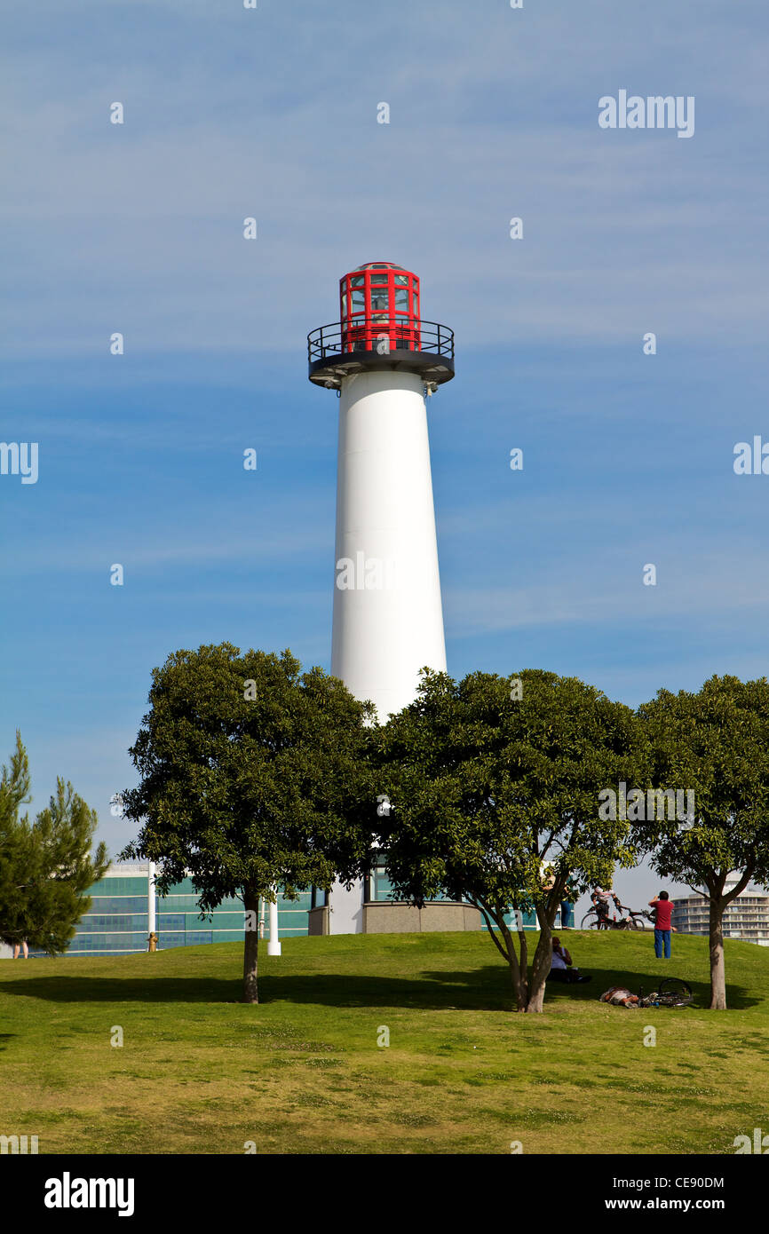 Lighthouse in long Beach California Stock Photo - Alamy