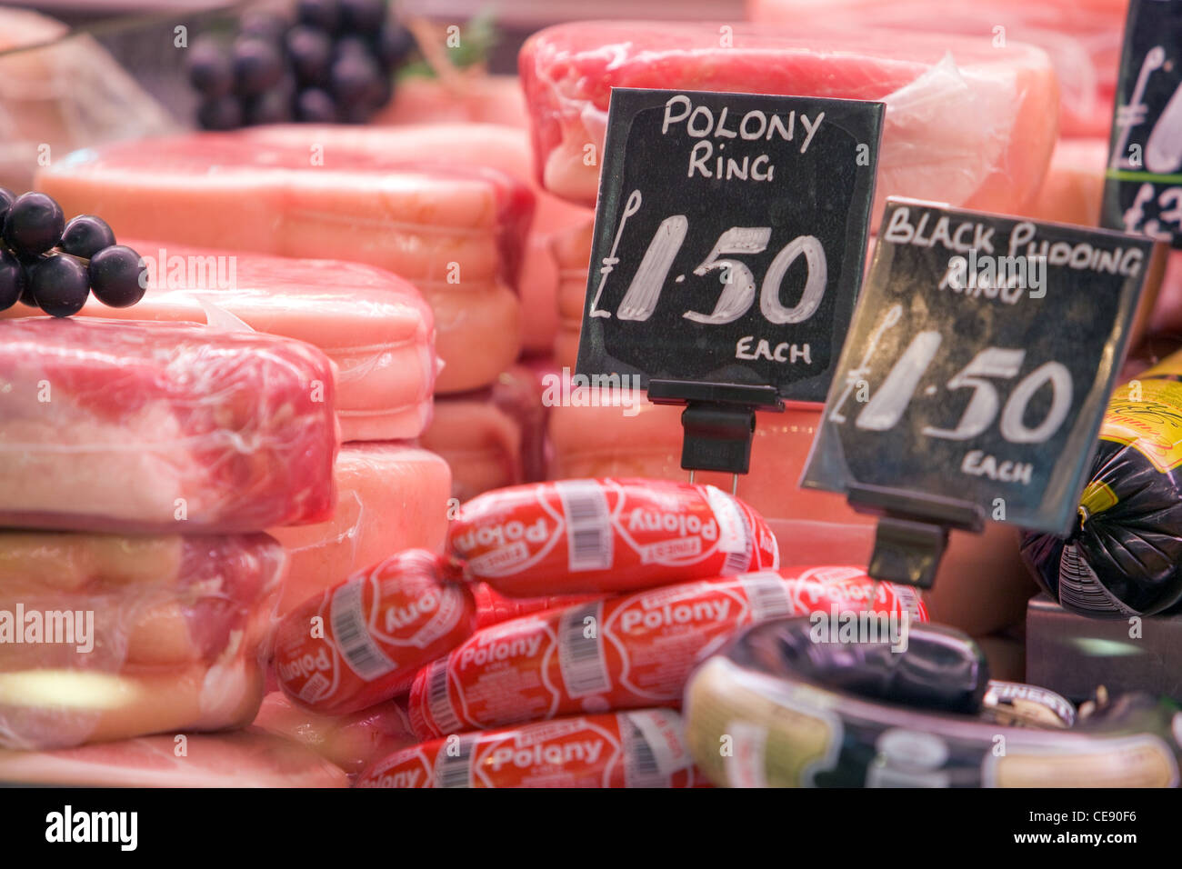 Polony meat hi-res stock photography and images - Alamy