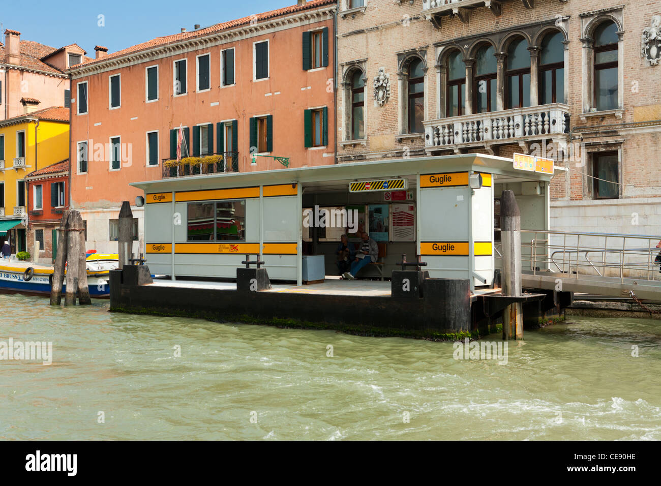 Water Buses & Taxi's in the romantic city of Venice, Italy Stock Photo ...