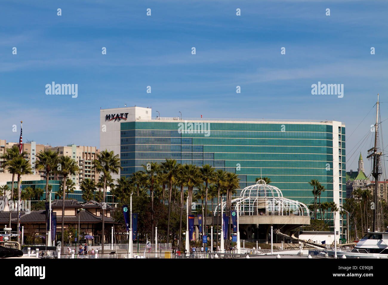The Hyatt regency Hotel Long Beach California Stock Photo - Alamy