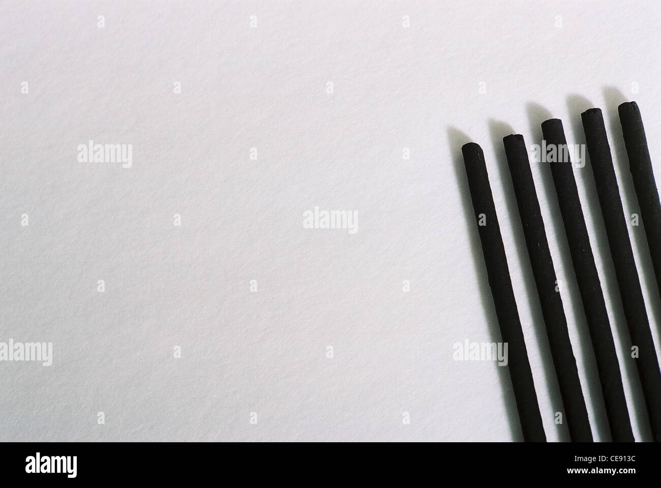 abstract shot of charcoal on white paper Stock Photo - Alamy