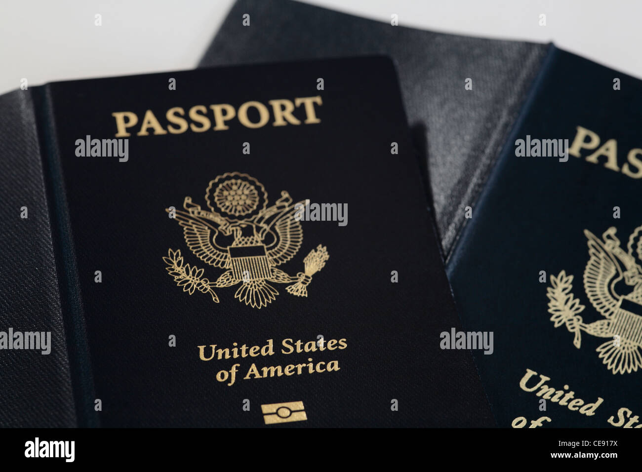 Close-up of United States of America passports Stock Photo - Alamy