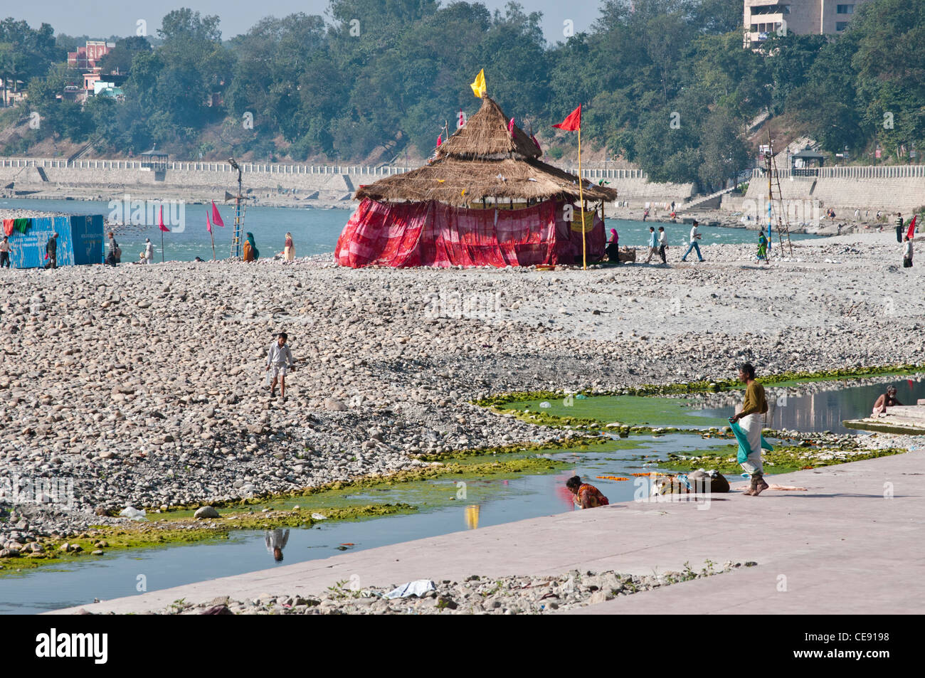 Triveni ghat rishikesh hi-res stock photography and images - Alamy
