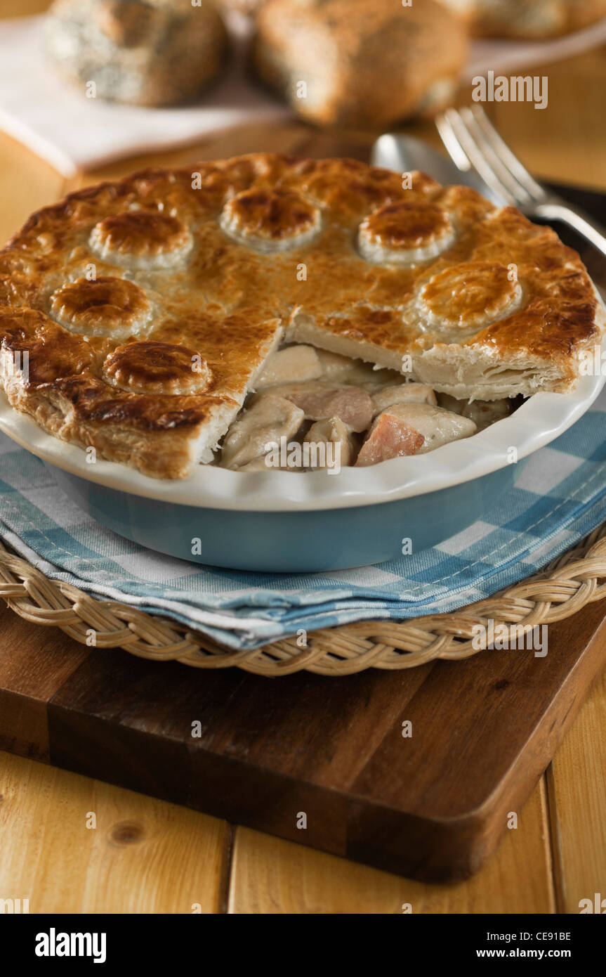 Chicken pie hi-res stock photography and images - Alamy