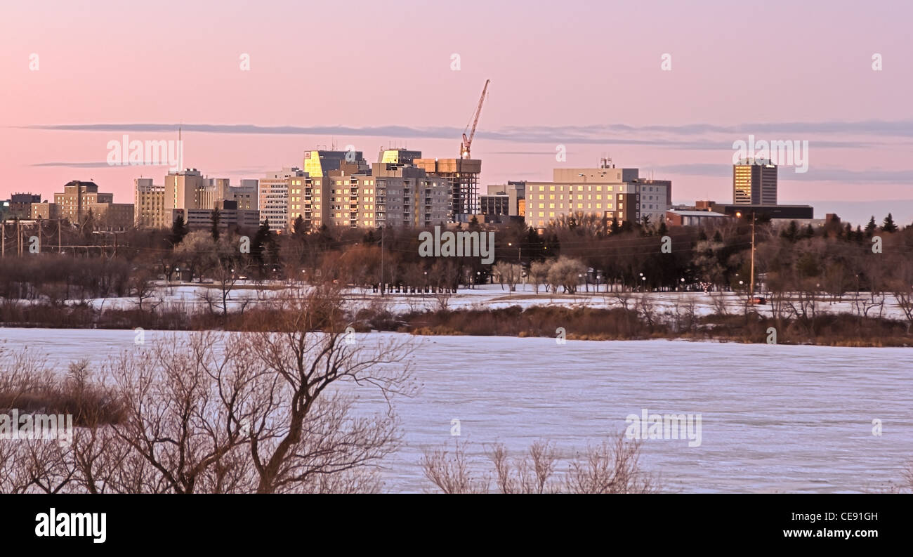 Regina skyline on a cold winter day Stock Photo - Alamy