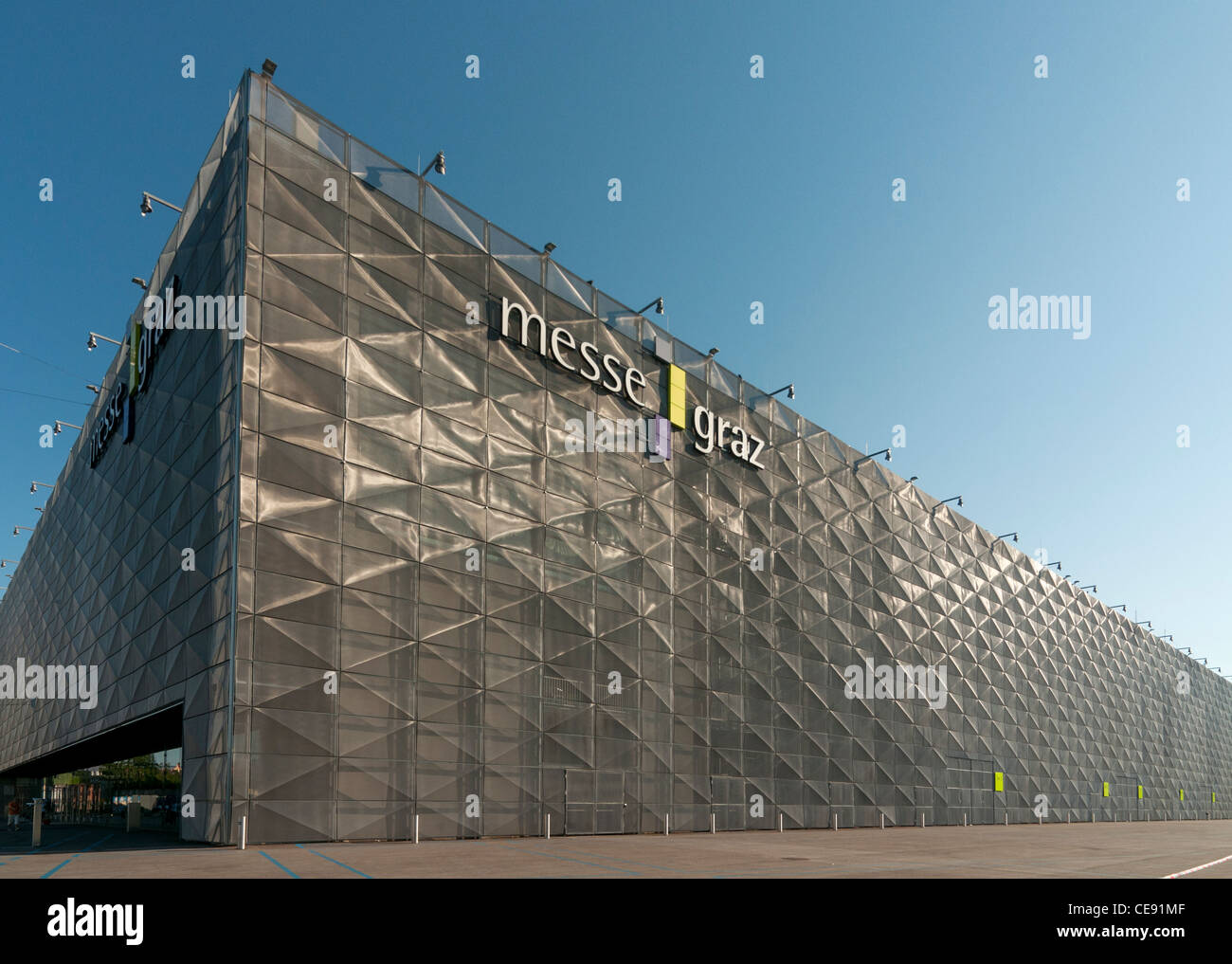 Modern Architecture of Halle (Hall) A of Messe Graz (Graz Trade Fairs ...