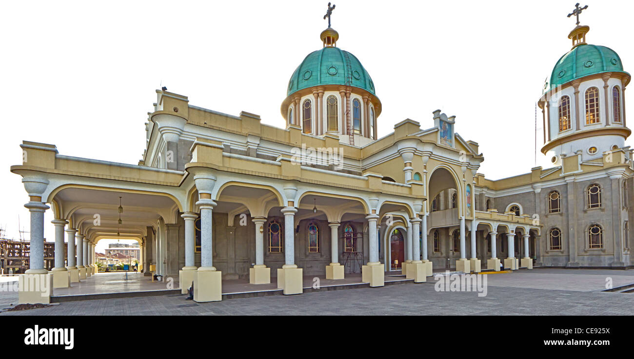 Bole Medhane Alem Church in Addis Ababa, Ethiopia Stock Photo - Alamy