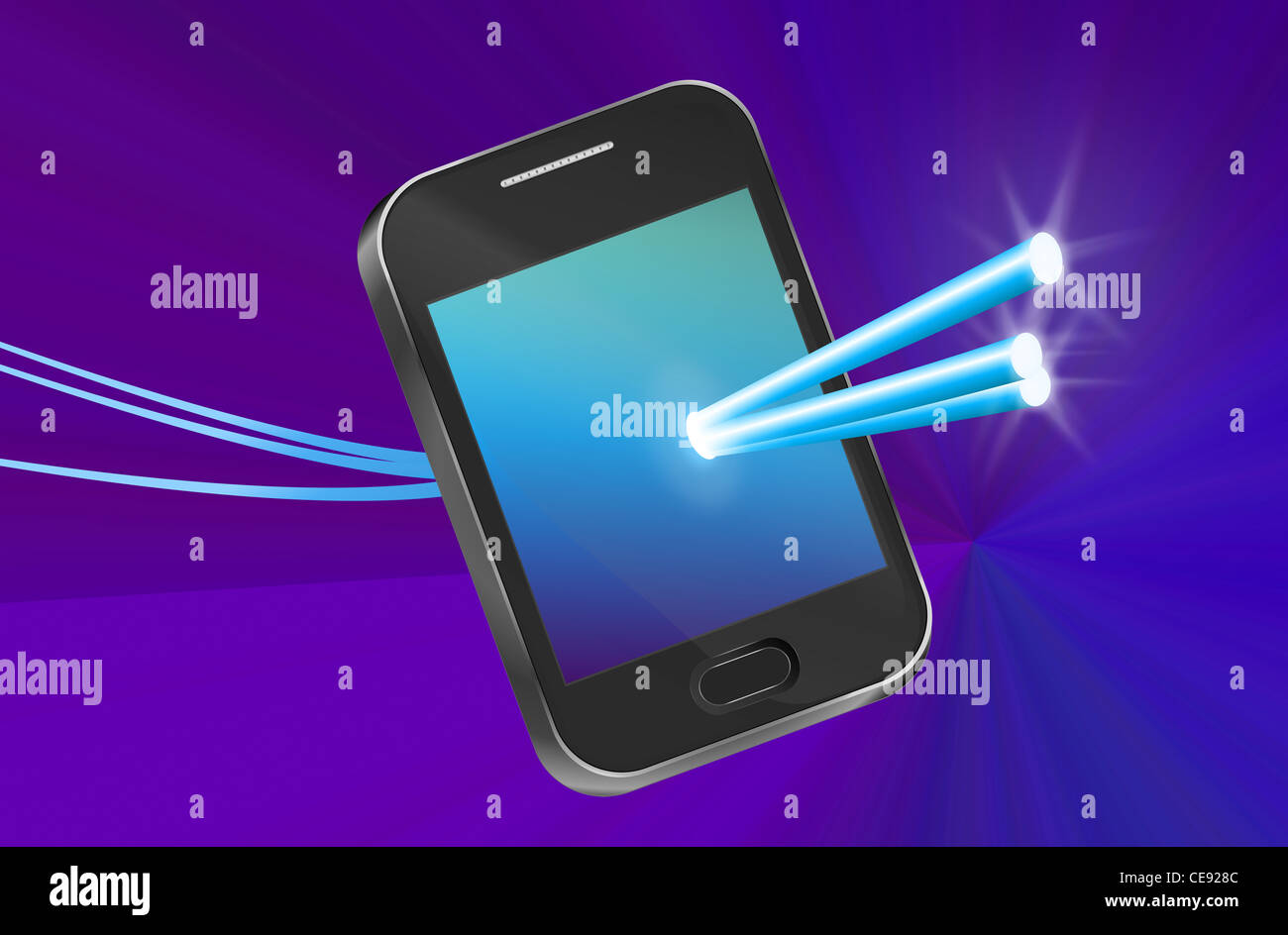 Fiber optic telecommunications device hi-res stock photography and ...