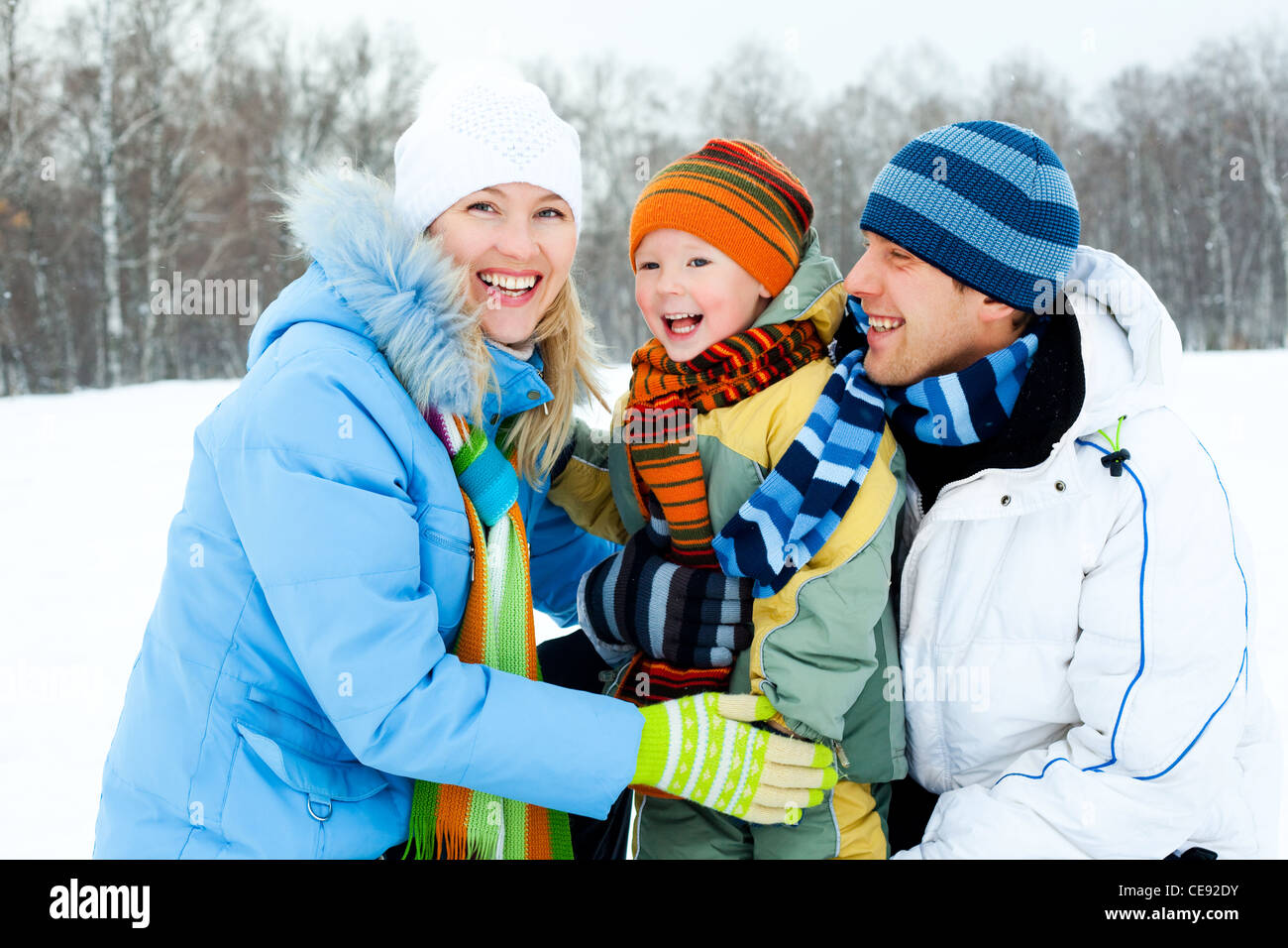 happy family outdoor Stock Photo - Alamy