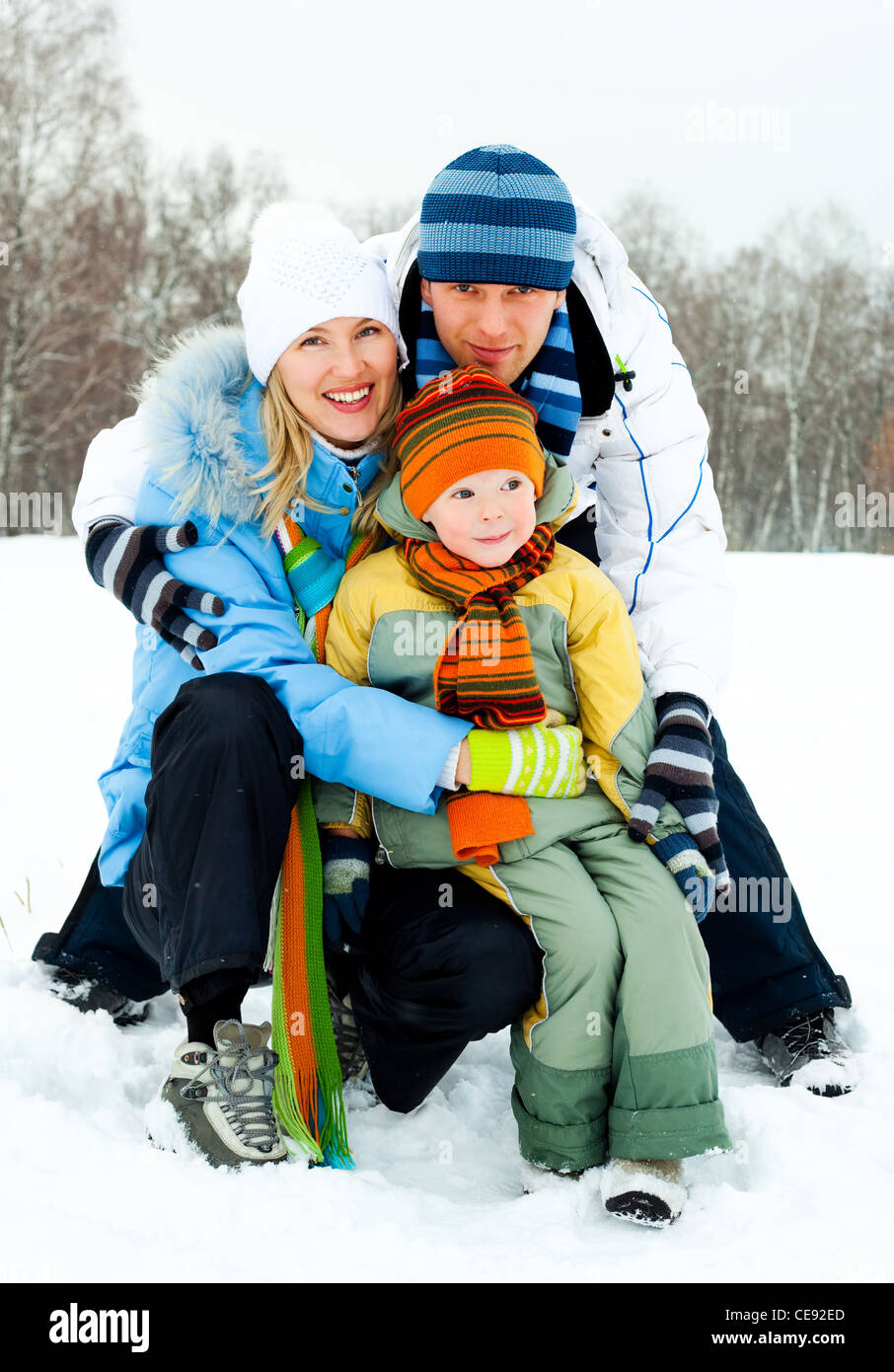 happy family outdoor Stock Photo - Alamy