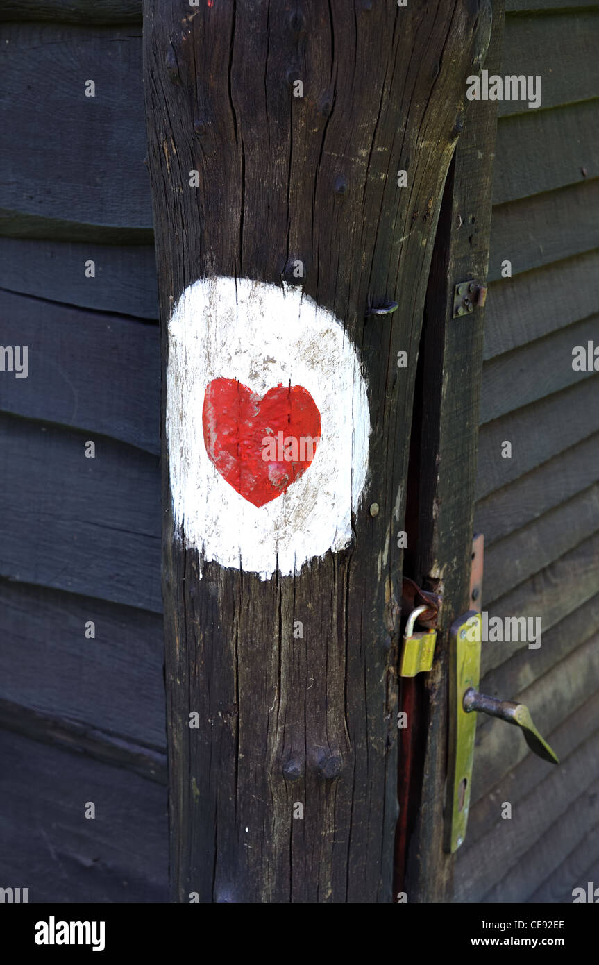 Wooden hut with graffiti hi-res stock photography and images - Alamy