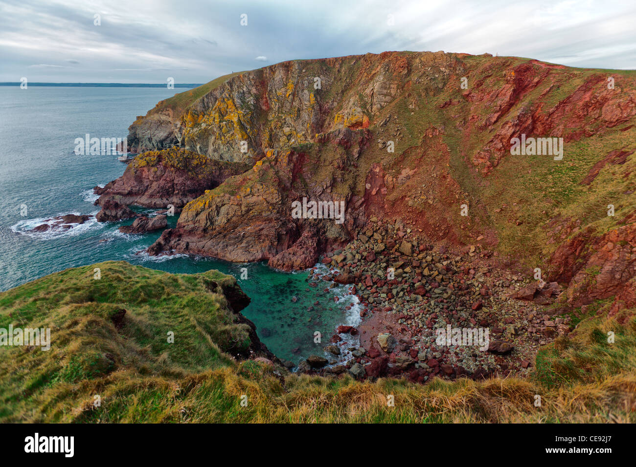 Bolt Tail Cove, Near Kingsbridge, Devon, UK Stock Photo - Alamy