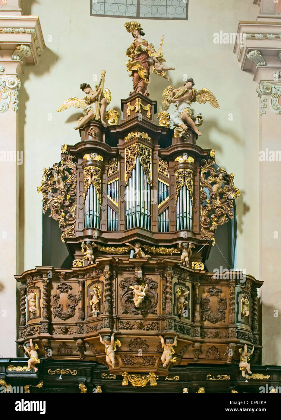 little baroque organ Stock Photo - Alamy
