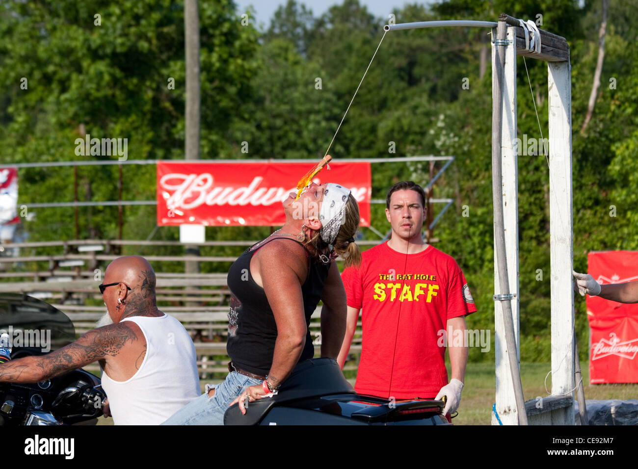 Weenie Bite Motorcycle Rally Event Stock Photo - Alamy